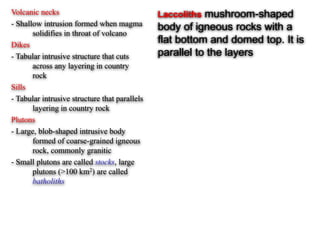 Igneous rocks | PPT