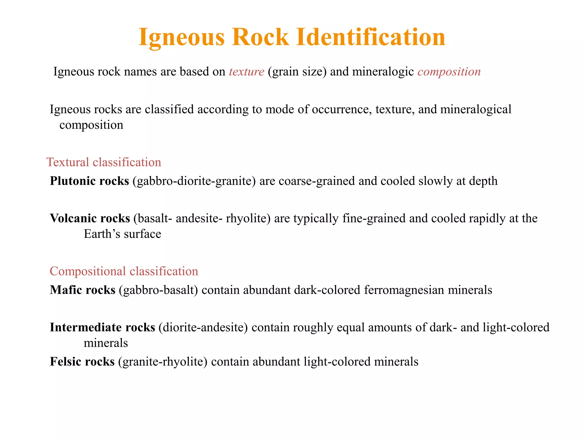 Igneous rocks | PDF | Geology | Science
