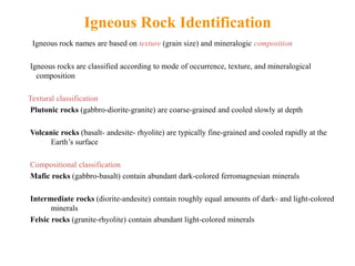 Igneous rocks | PDF | Geology | Science