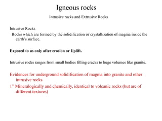 Igneous rocks | PDF | Geology | Science