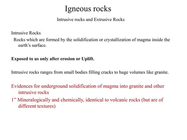 Igneous rocks | PDF | Geology | Science
