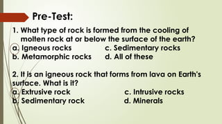 About the Igneous Rocks and Types of Igneous Rocks | PPT