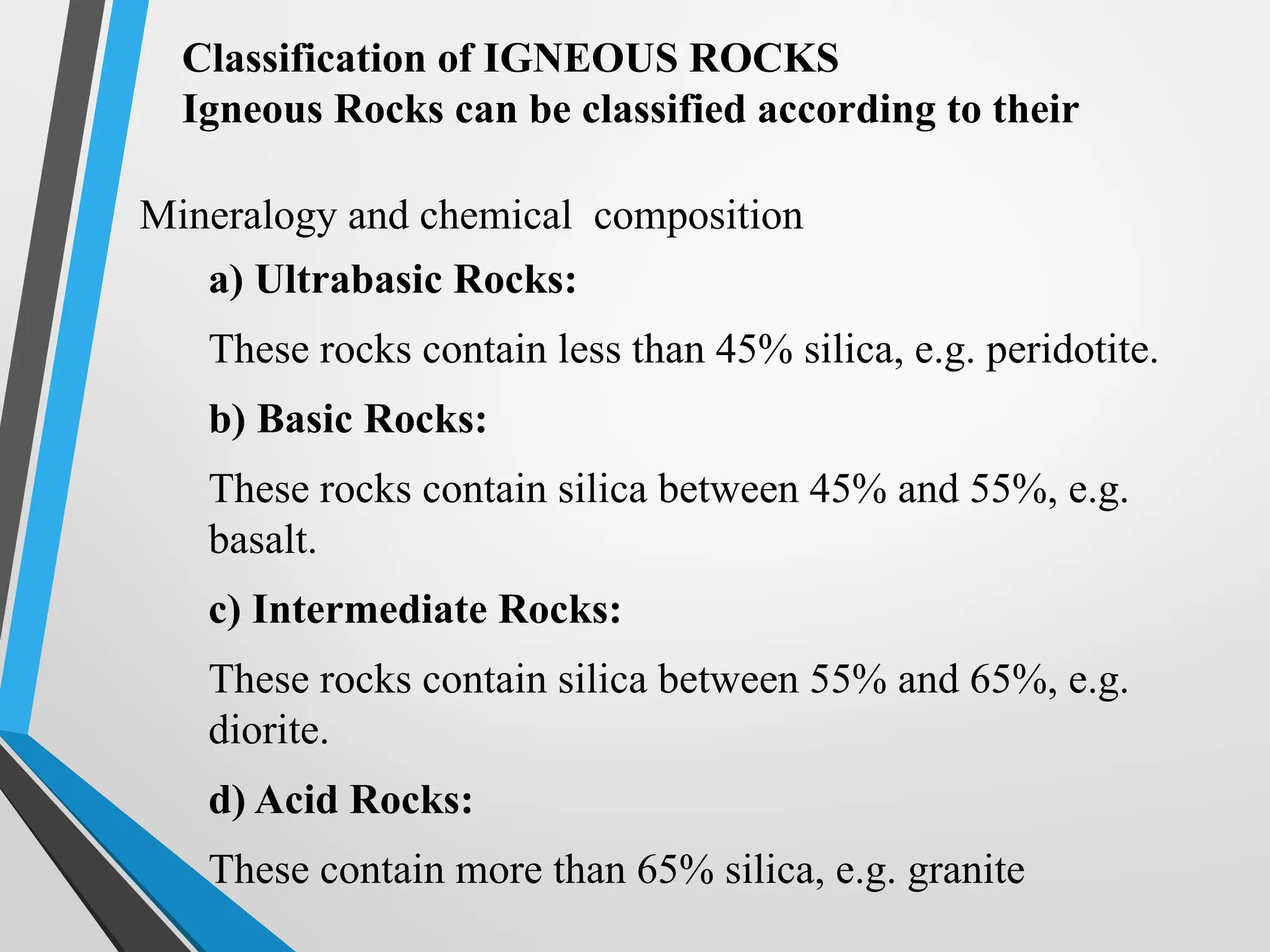 igneous rocks fully detailed full information | PPTX
