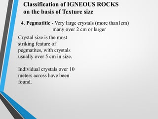igneous rocks fully detailed full information | PPTX