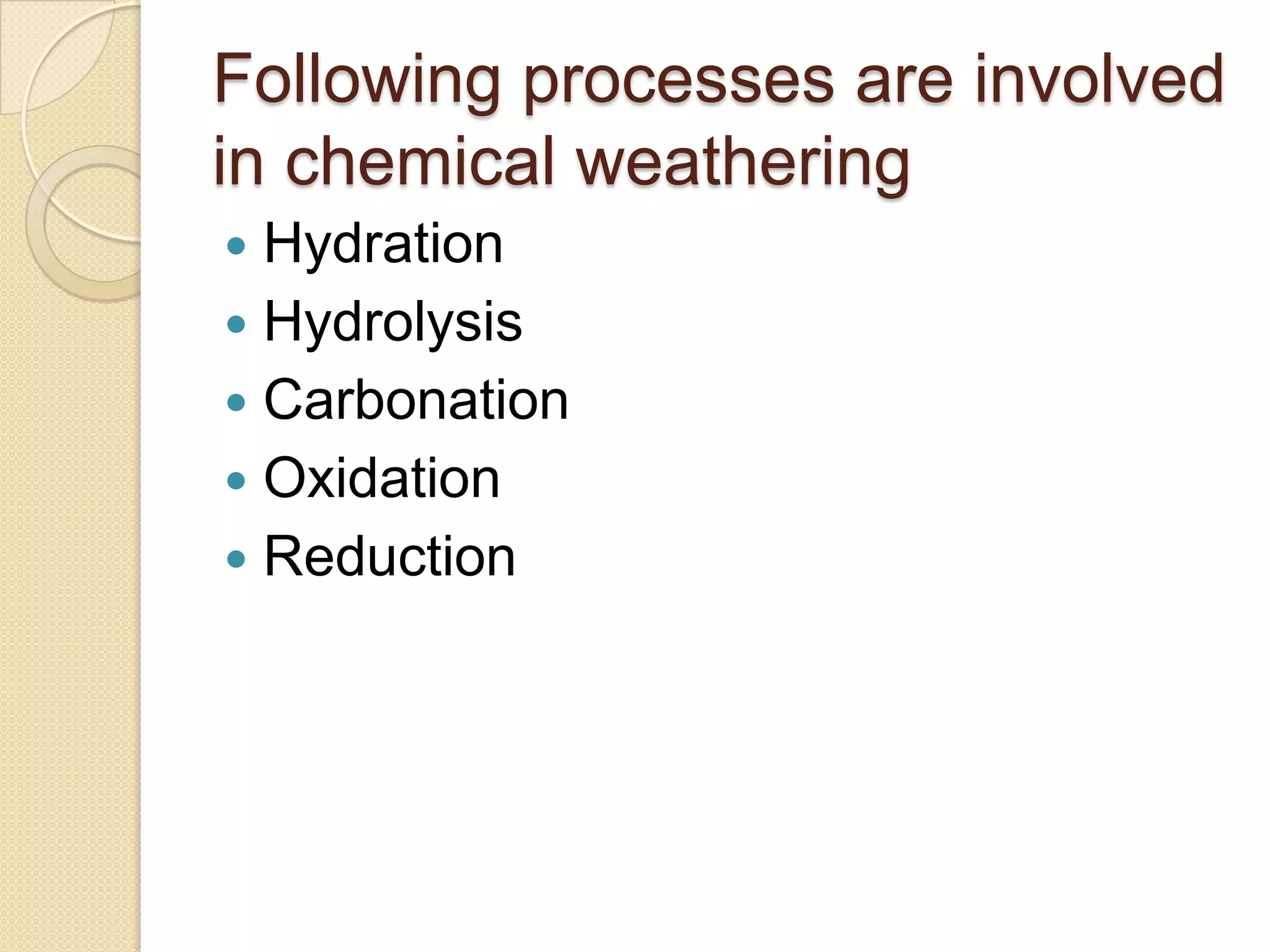 Igneous rocks formaion through chemical weathering | PPTX
