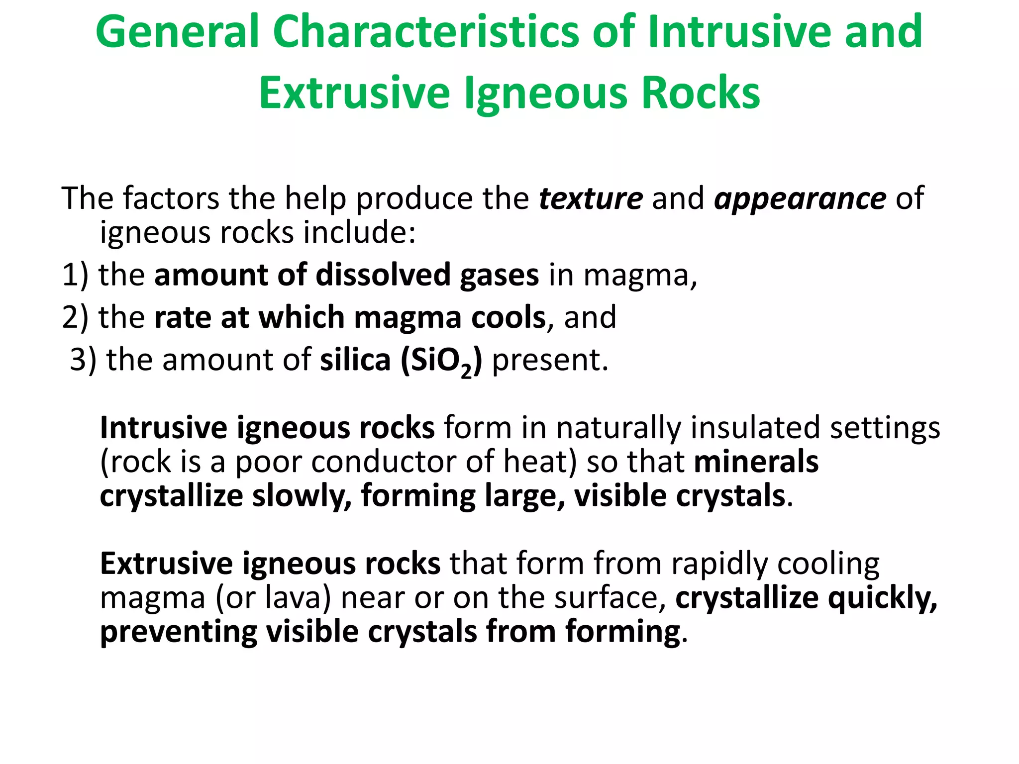 Igneous rocks intro lec 1 | PPTX
