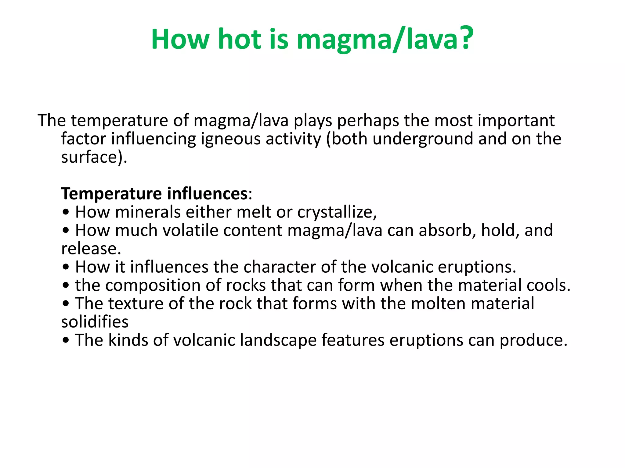 Igneous rocks intro lec 1 | PPTX