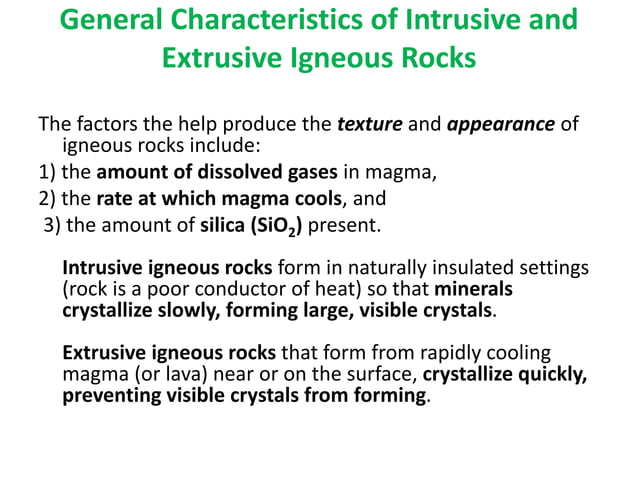 Igneous rocks intro lec 1 | PPT | Free Download