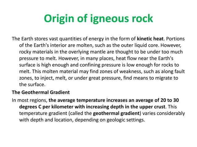 Igneous rocks intro lec 1 | PPT | Free Download