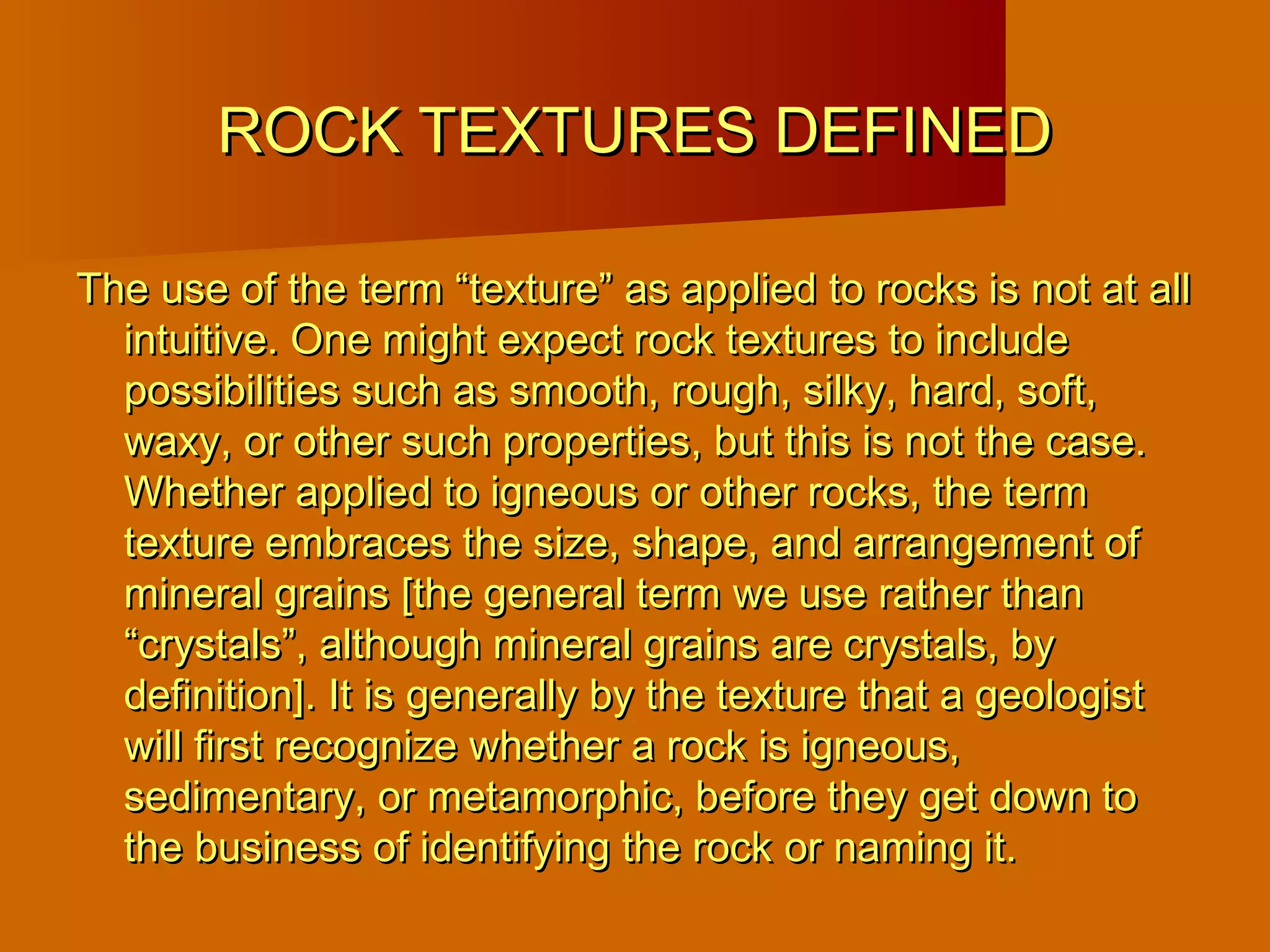 Igneous rock textures | PPT