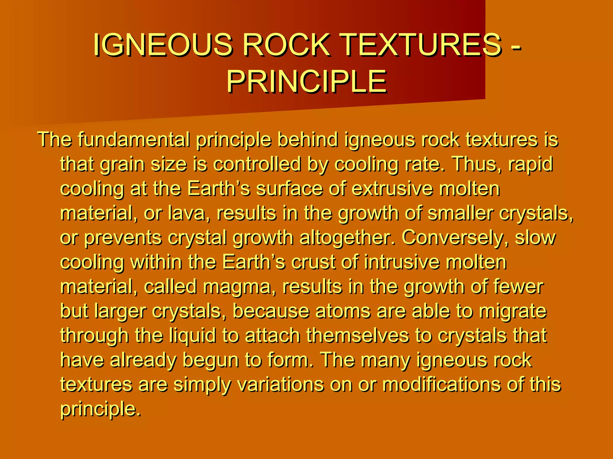 Igneous rock textures | PPT