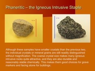 Igneous rock textures | PPT