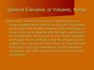 Igneous rock textures | PPT