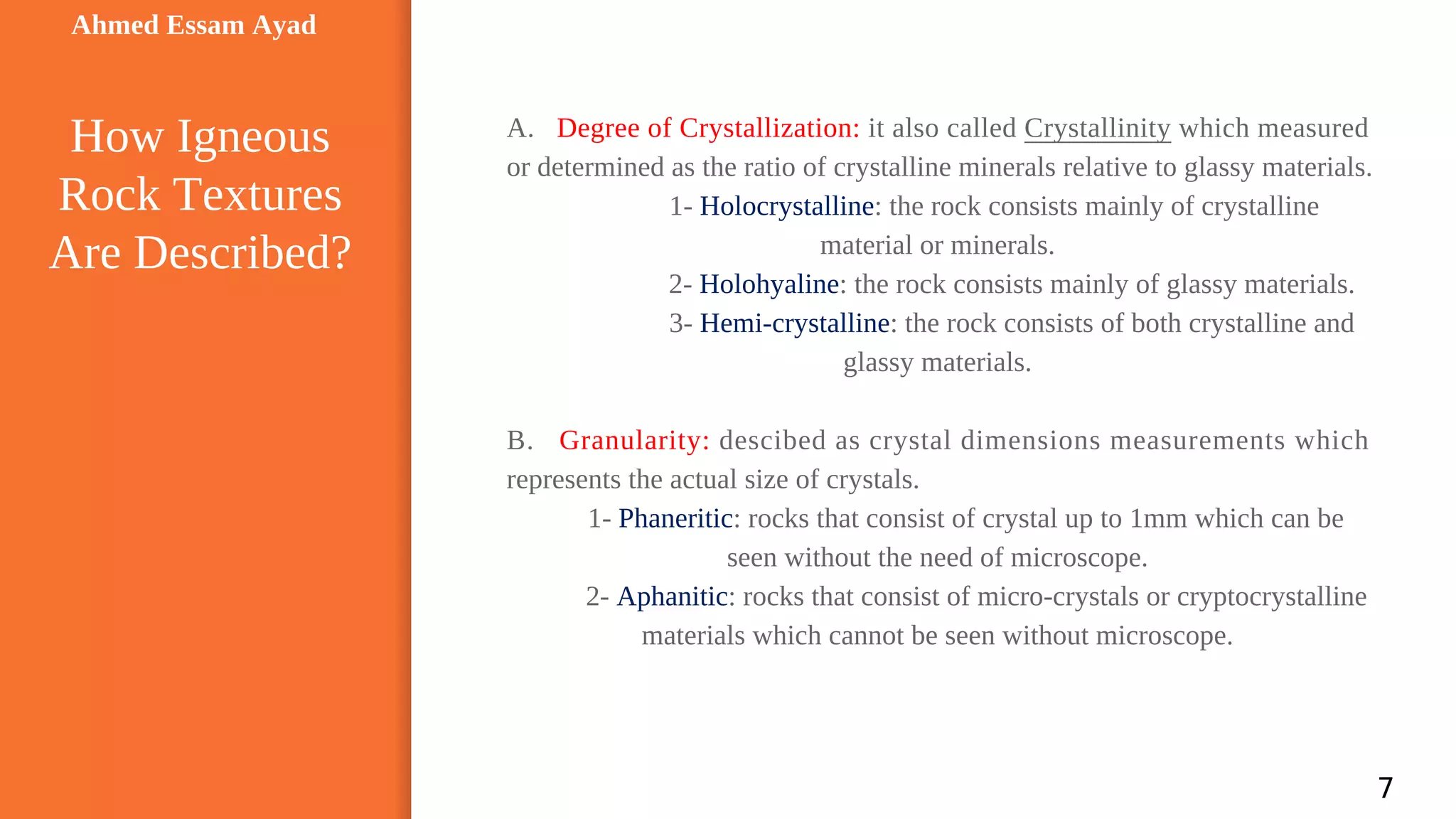 Igneous rock textures | PDF