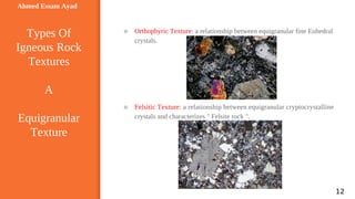 Igneous rock textures | PDF