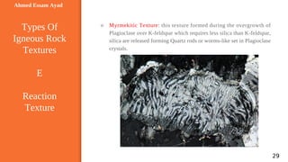 Igneous rock textures | PDF