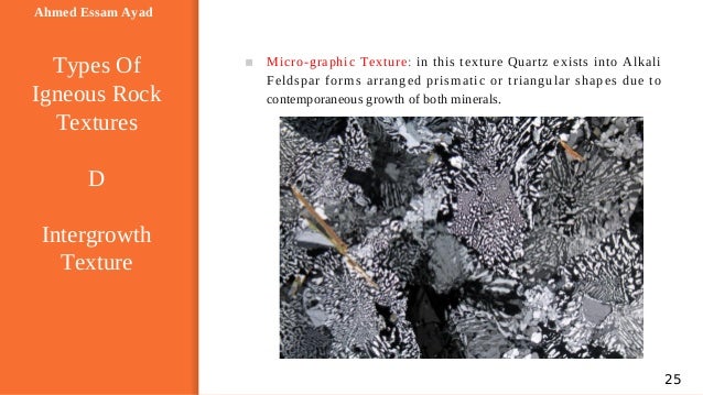 Igneous rock textures