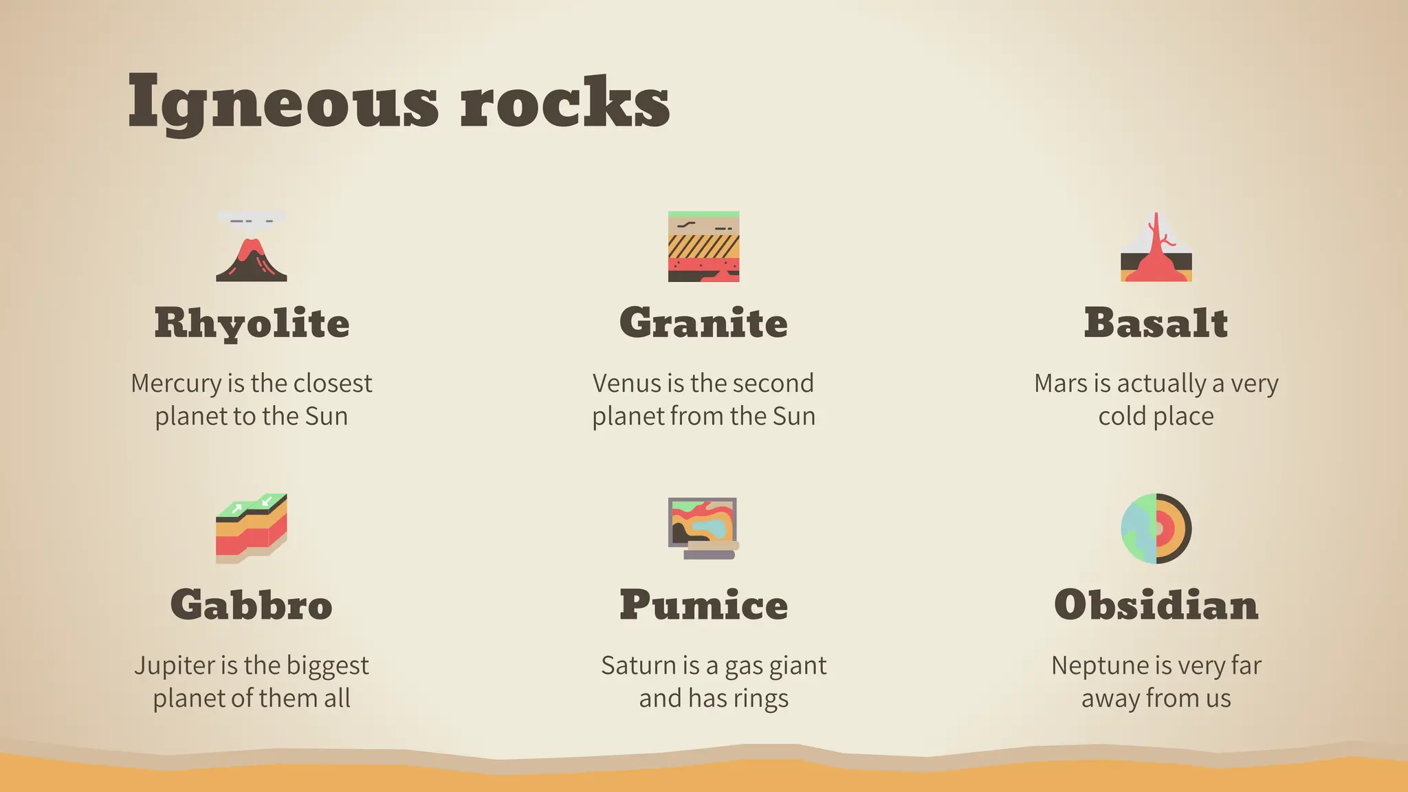 Igneous, Sedimentary & Metamorphic Rocks Class by Slidesgo.pptx