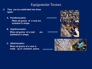 Igneous texture final. | PPT