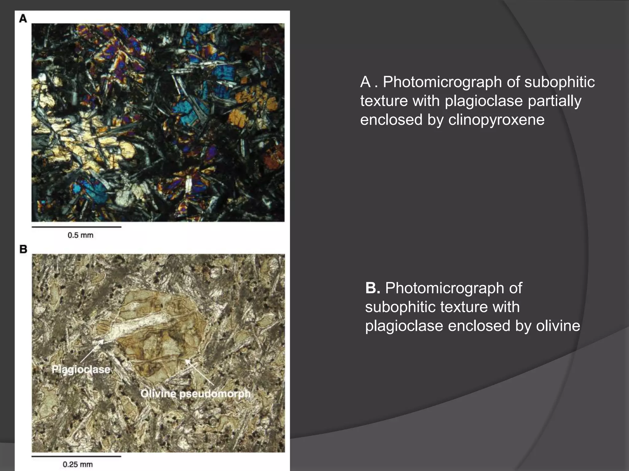 Igneous textures and structures | PPTX