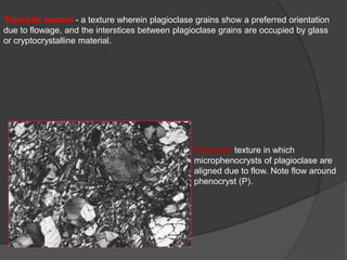 Igneous textures and structures | PPTX