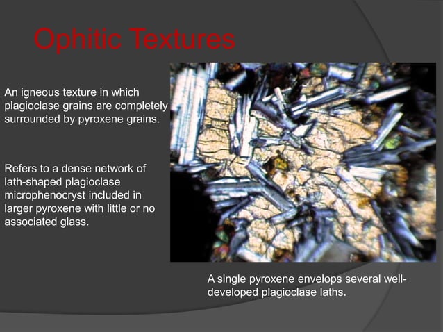 Igneous textures and structures | PPTX | Geography | Science