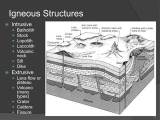Igneous textures and structures | PPTX