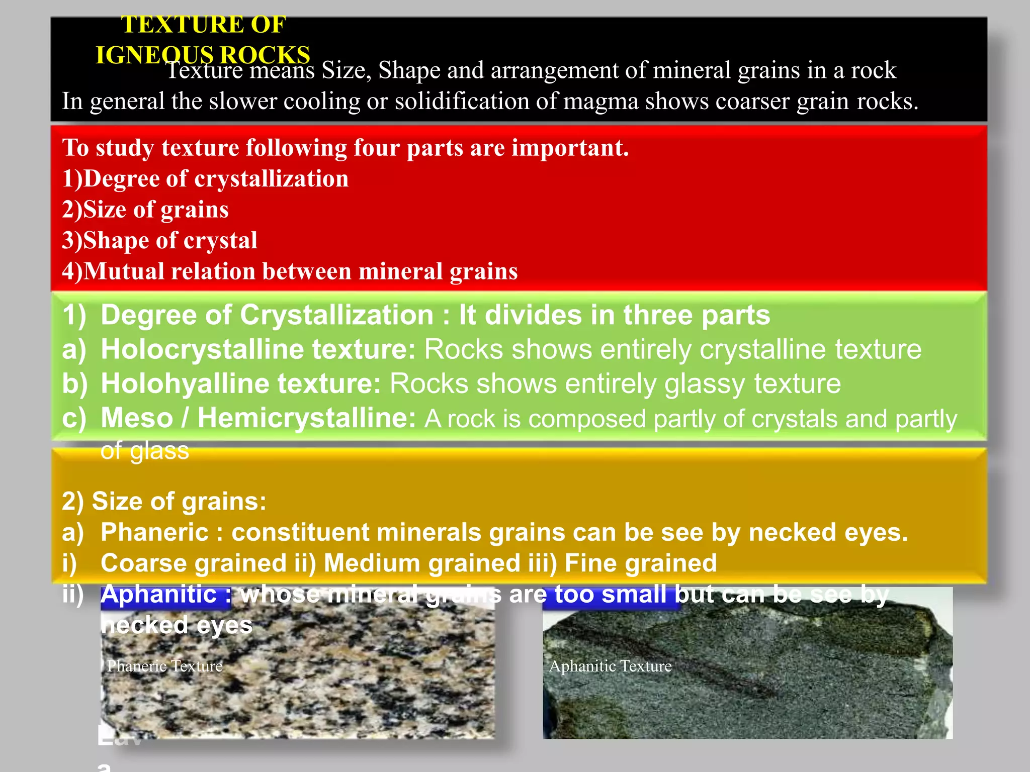 Igneous texture & structure Dyuti krushna Jena.pptx