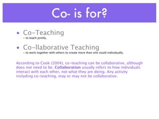 Co-teaching | KEY