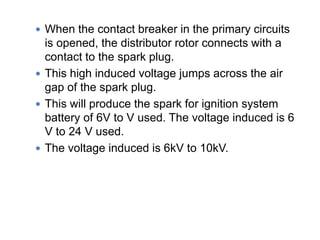 IGNITION SYSTEM OF SI ENGINE | PPTX