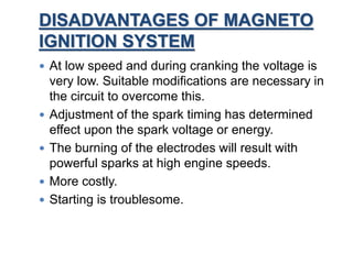IGNITION SYSTEM OF SI ENGINE | PPTX