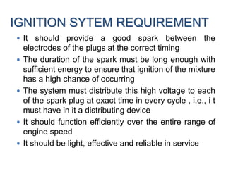 IGNITION SYSTEM OF SI ENGINE | PPTX