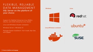 SQL Server 2017 Deep Dive - @Ignite 2017 | PPT