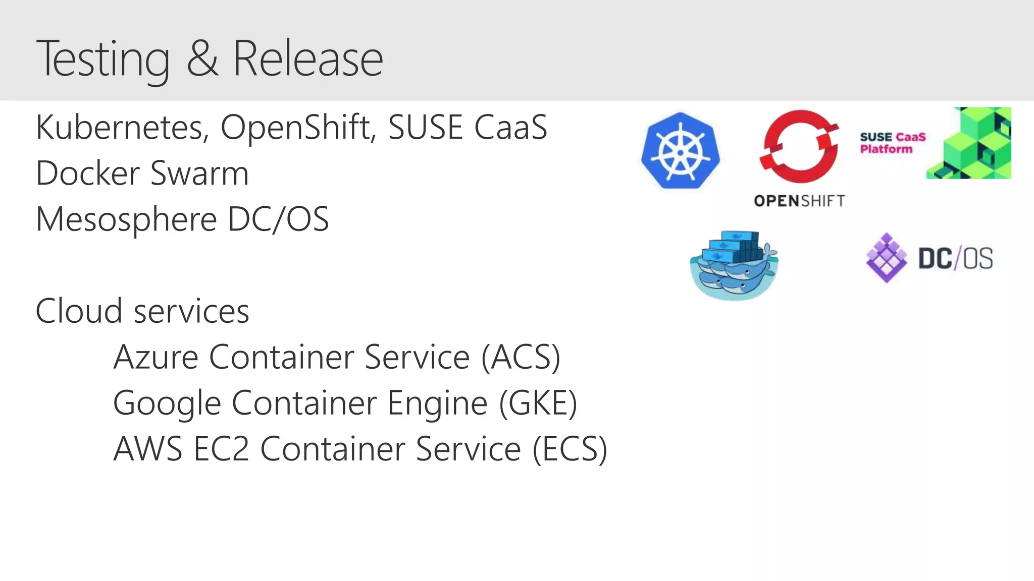 Microsoft Ignite 2017 - SQL Server on Kubernetes, Swarm, and Open Shift ...