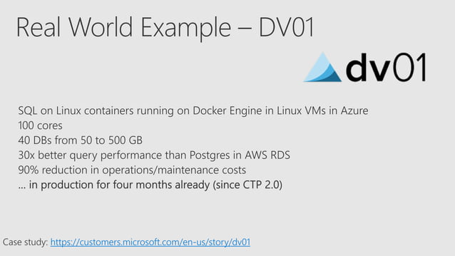 Microsoft Ignite 2017 Sql Server On Kubernetes Swarm And Open Shift Pptx Cloud Computing