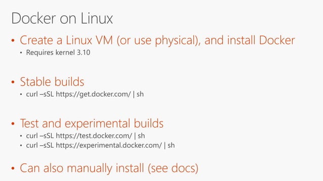Ignite 2016 - Docker Overview | PPT