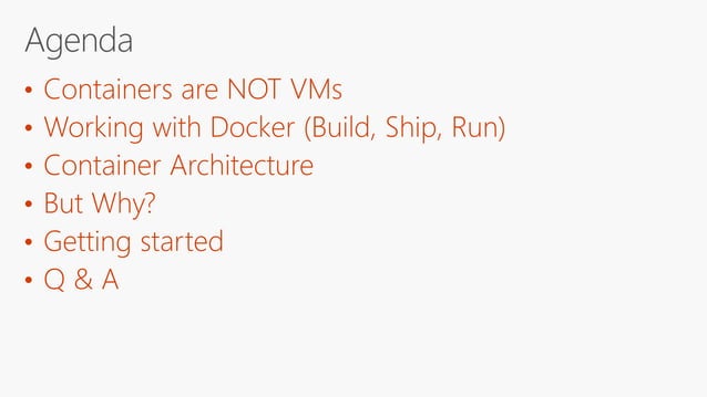 Ignite 2016 - Docker Overview | PPT