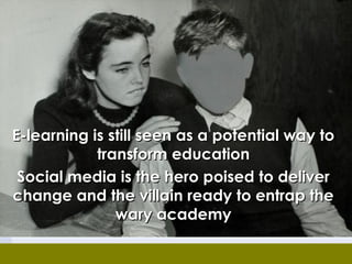 Heroes and Villains - Social media (in)activity in Higher Education | PPT