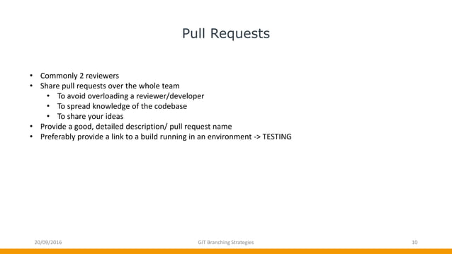 Git branching strategies | PPTX
