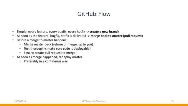 Git branching strategies | PPTX