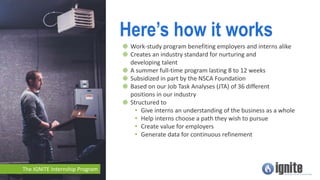 Ignite Internship Pilot Program | PPT