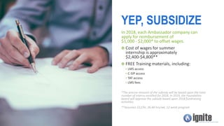 Ignite Internship Pilot Program | PPT