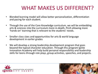 Ignite Innovation Academy Pitt Overview | PPT