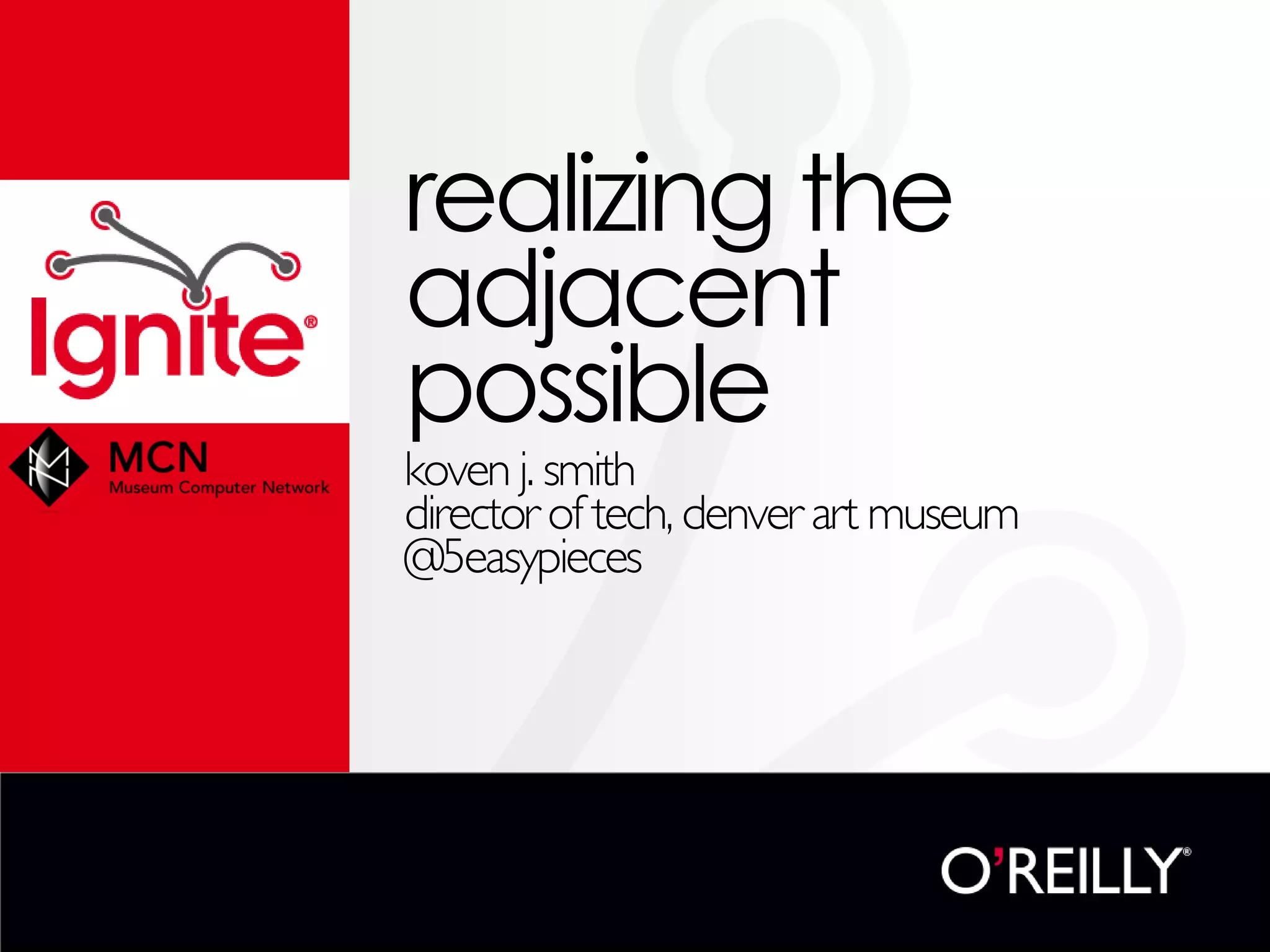 Realizing the Adjacent Possible | PDF