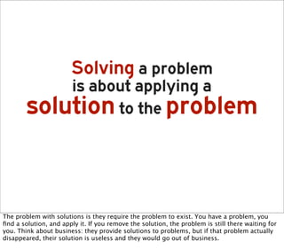 Dissolving Problems | PDF