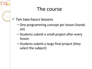 Using Scratch with Education Sciences Students | PPT