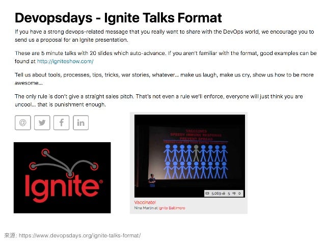 Ignite talks