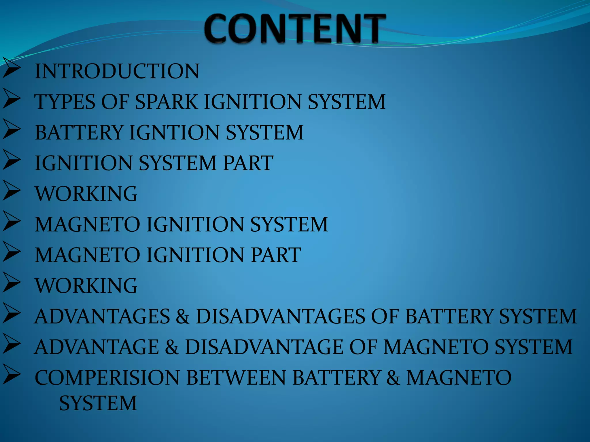 Ignition system | PPTX