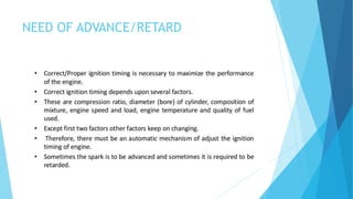 Ignition advance methods, catalytic convertor ,valve timing | PPTX
