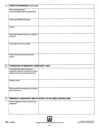 Ignition assessment checklist | PDF